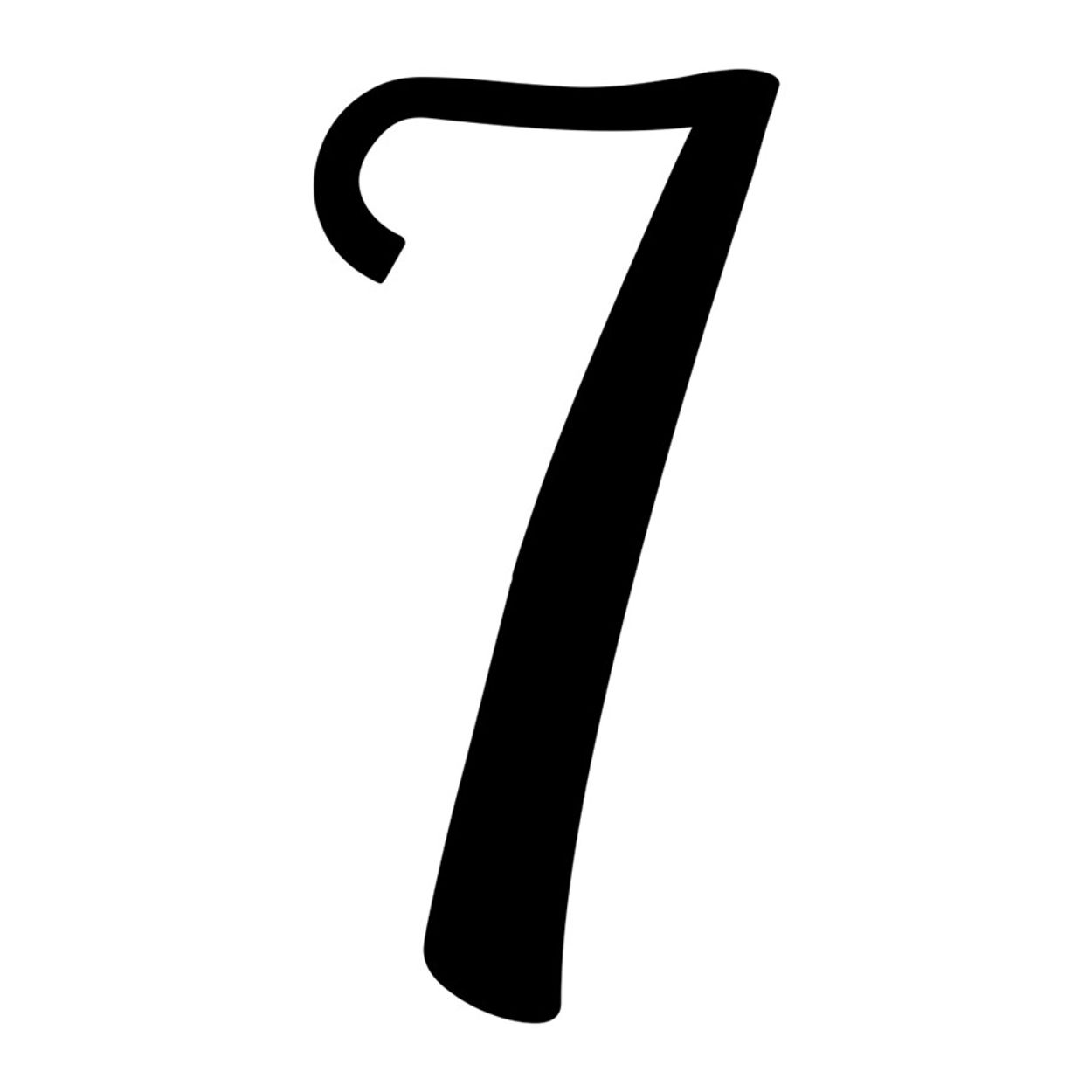 Transfer Balão Número 7 Topo Bolo Pp Preto no Magazine 25 - Magazine 25 ...