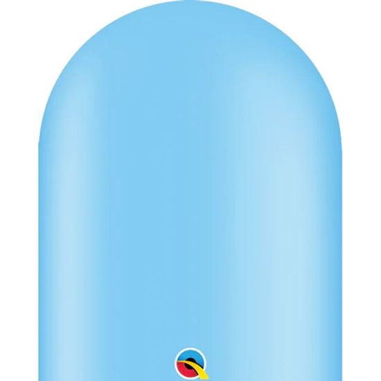 Balão Qualatex 646Q Azul Claro - 50 Un - Festas da 25