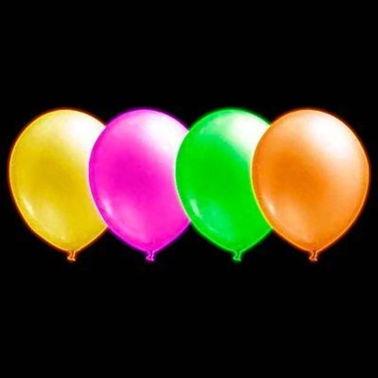 Balão Látex Liso Neon N°7 - Festas da 25 | Decoração de Festas Colorida ...