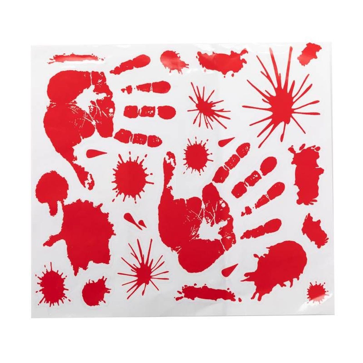 Adesivos Mãos e Manchas de Sangue Halloween - Decoração Macabra ...